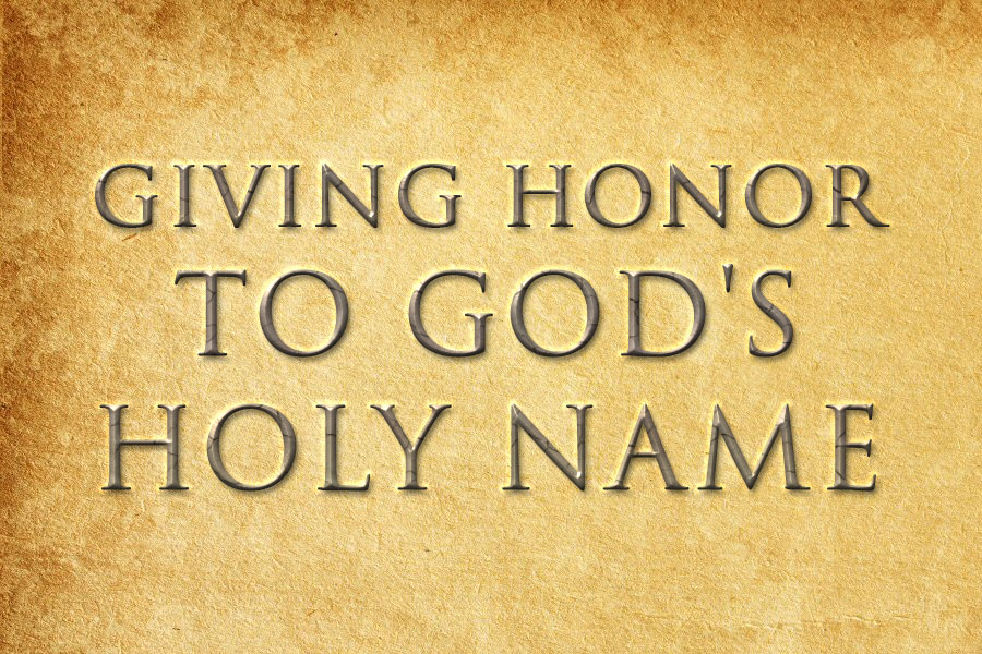 Keeping The Name Of God Holy | The Heaton File