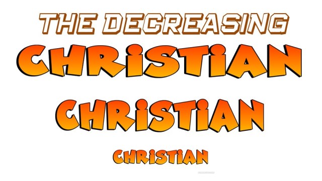 The Decreasing Christian | The Heaton File